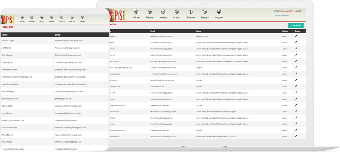 Web based automated newsprint planning app & scheduling system