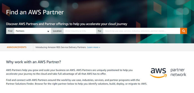 AWS Partner: Advantages of Working with Amazon Web Service Company