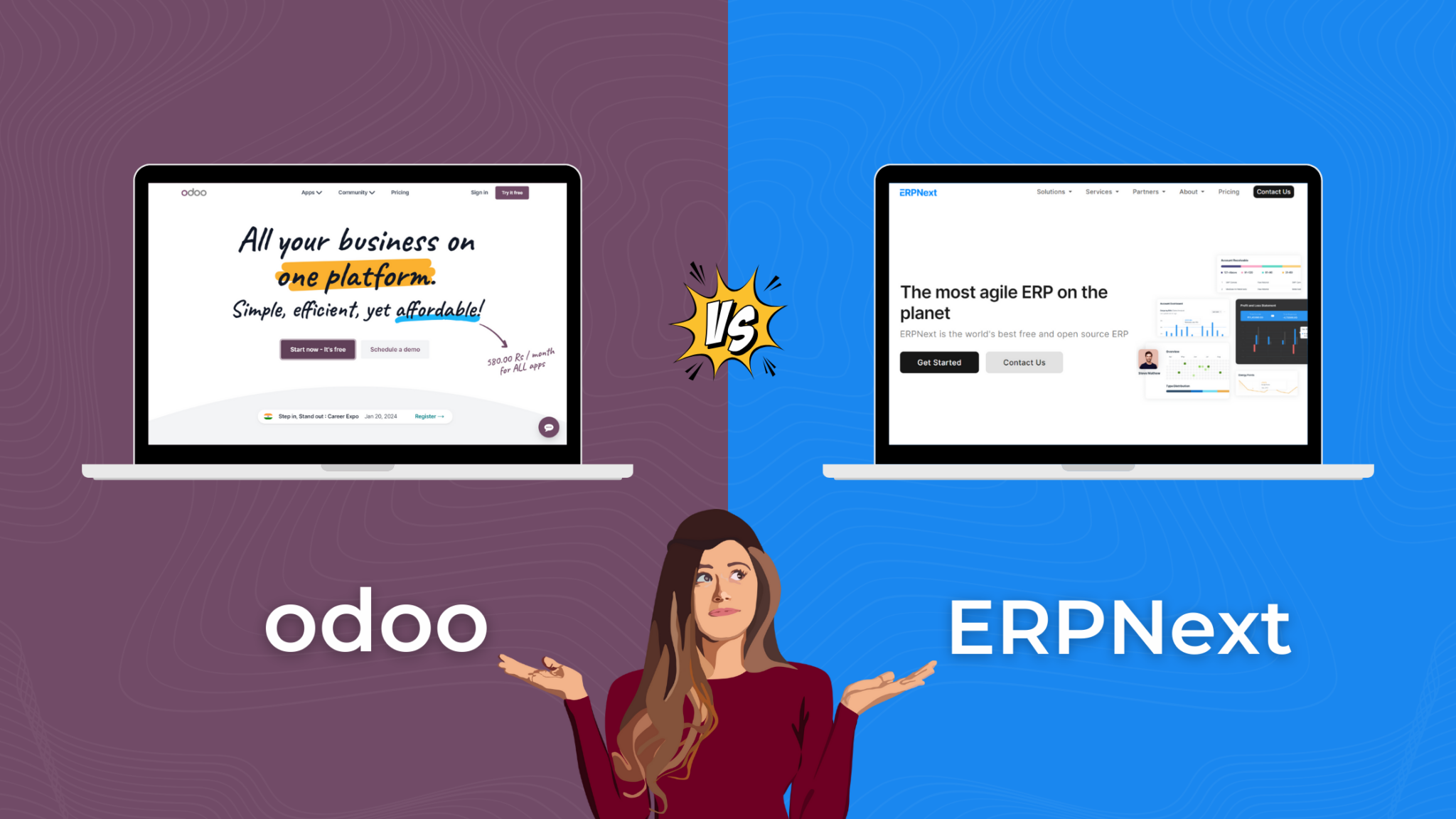 Odoo vs ERPNext - Which is Right ERP Solution for Your Business!