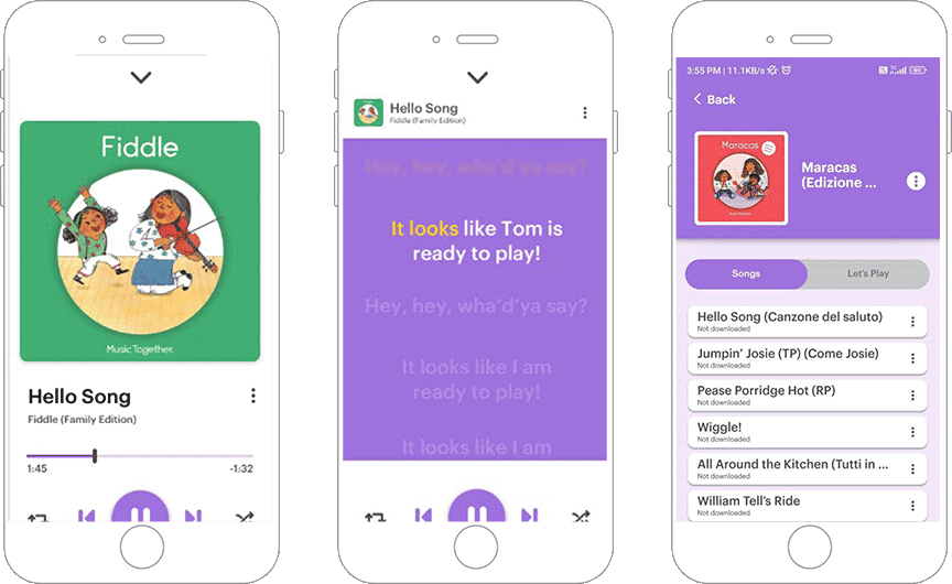 Hybrid-Based Music Streaming Application for Children