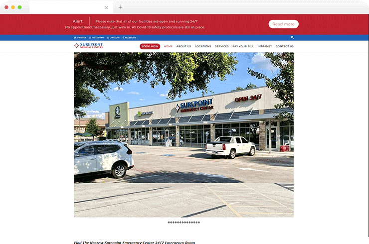 Surepoint ER Thrived Digitally With Tailored Marketing Solutions!