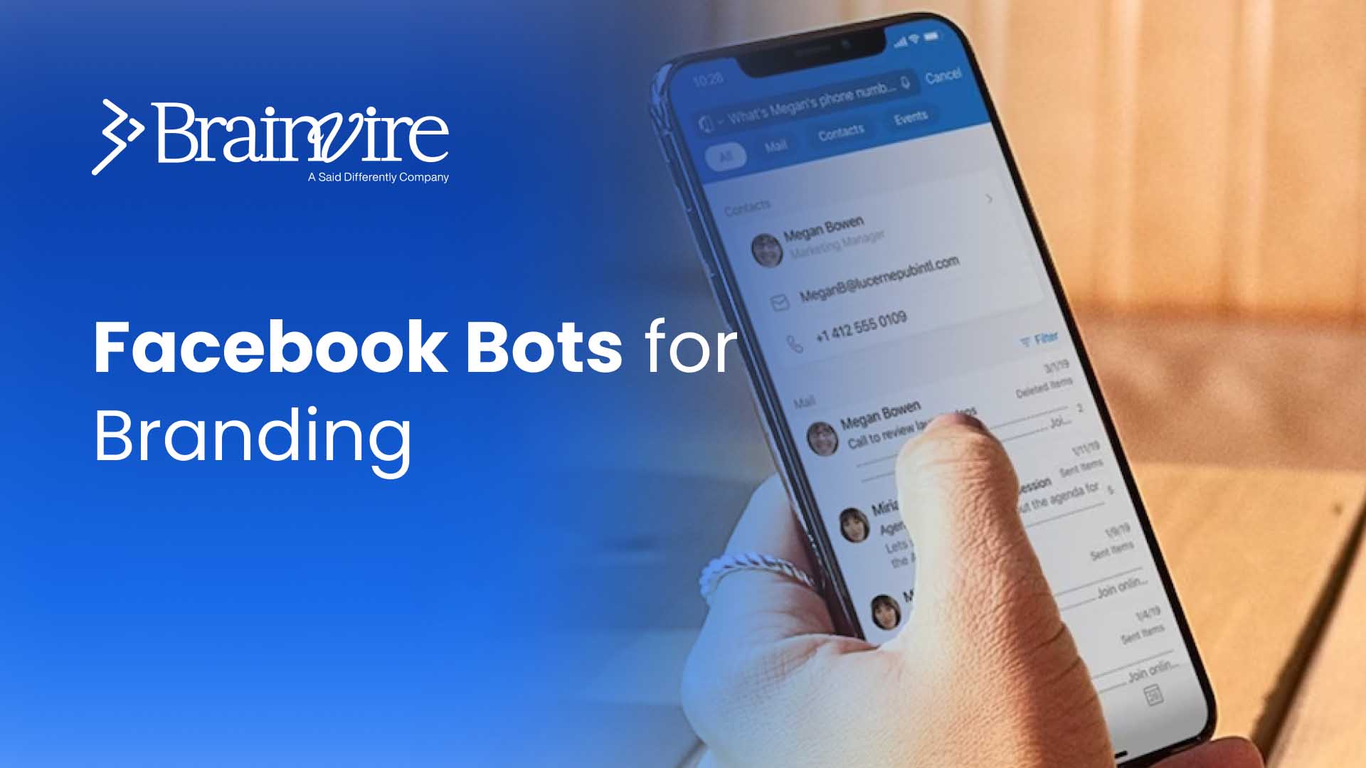 Facebook Bot for Brand Promotion and Customer Assistance
