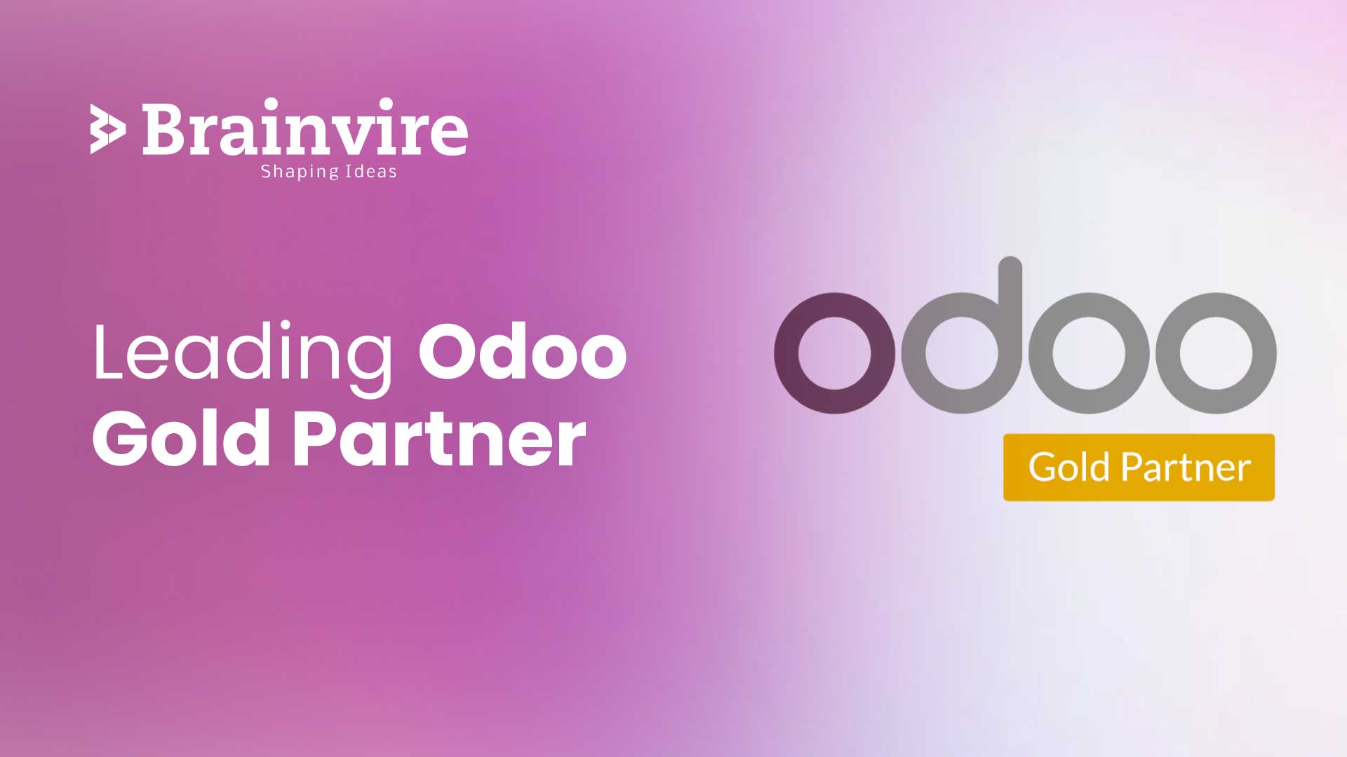 Odoo Gold Partner | Best Odoo ERP Consultant Partners | Brainvire